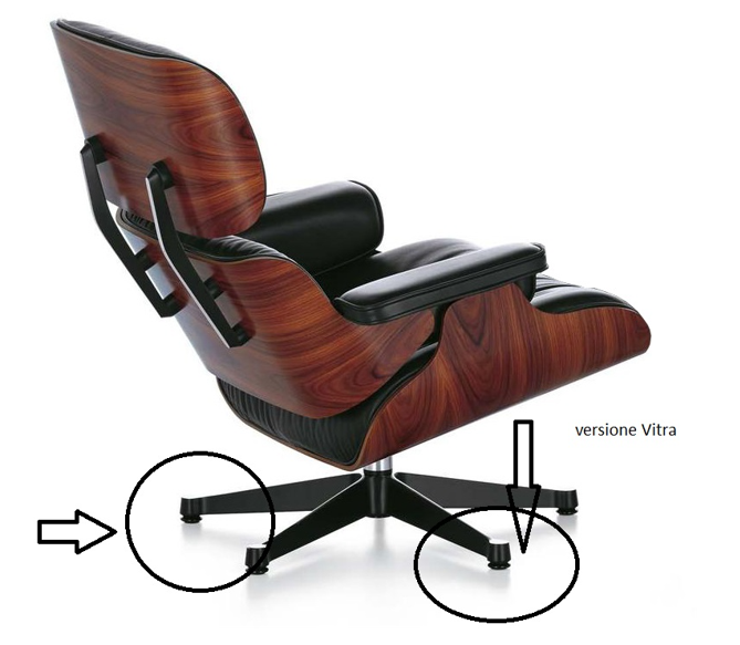 Poltrona Lounge + Puff in pelle - Instant Design
