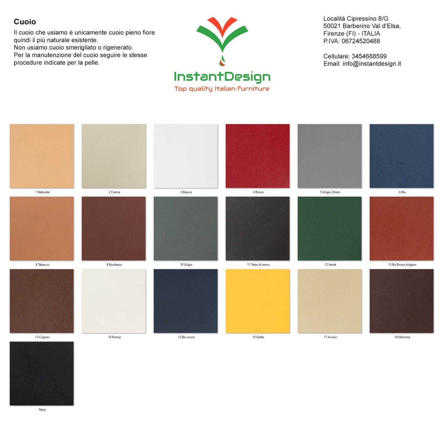 Colori Cuoio - Instant Design